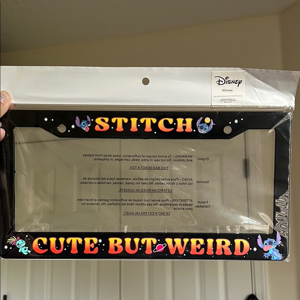 Disney Stitch License Plate Frame - Gem